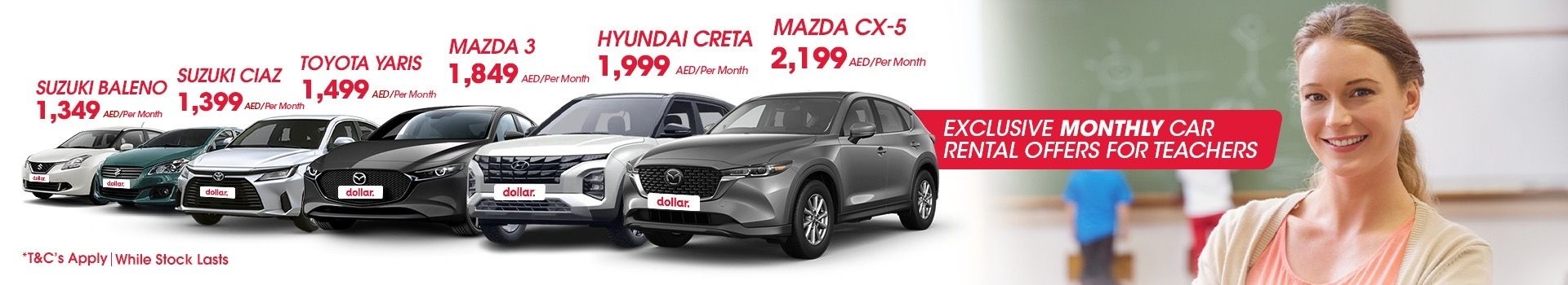 Exciting Car Rental Offers Now Available at Dollar Car Rental UAE